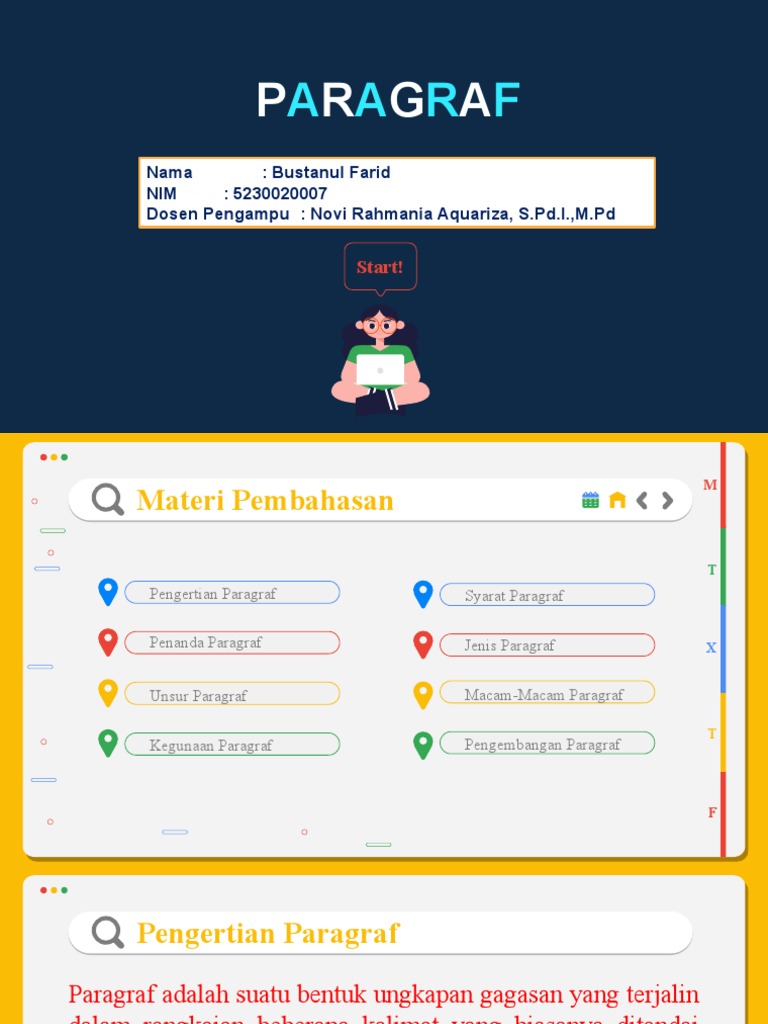 Bustanul Farid - Paragraf | PDF