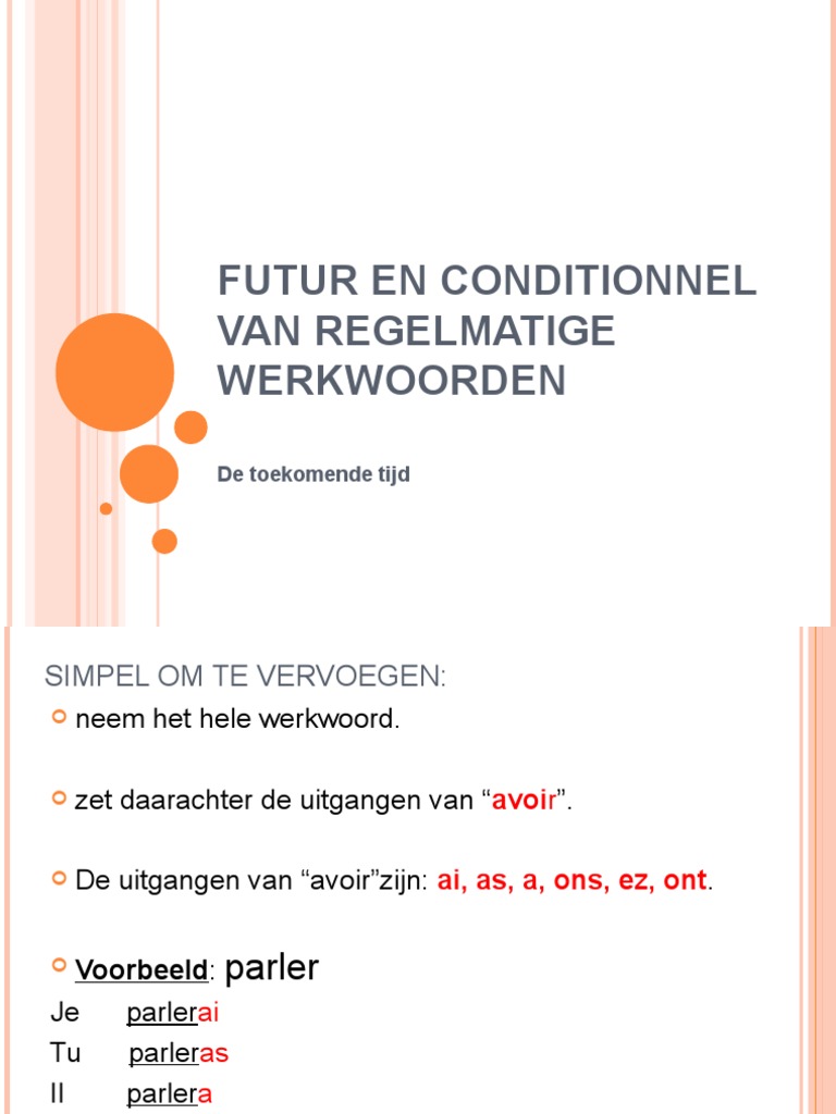 Futur Et Conditionnel | PDF