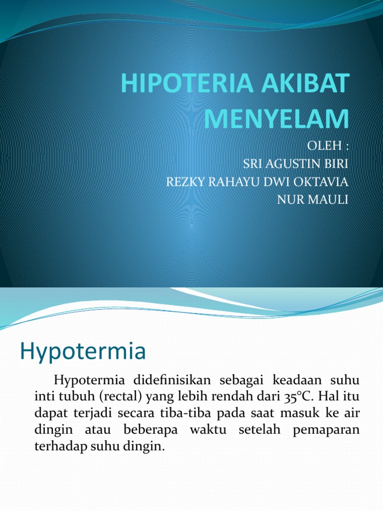 Hipotermia | PDF