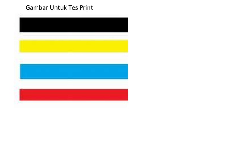 Contoh Warna Untuk Tes Print | PDF
