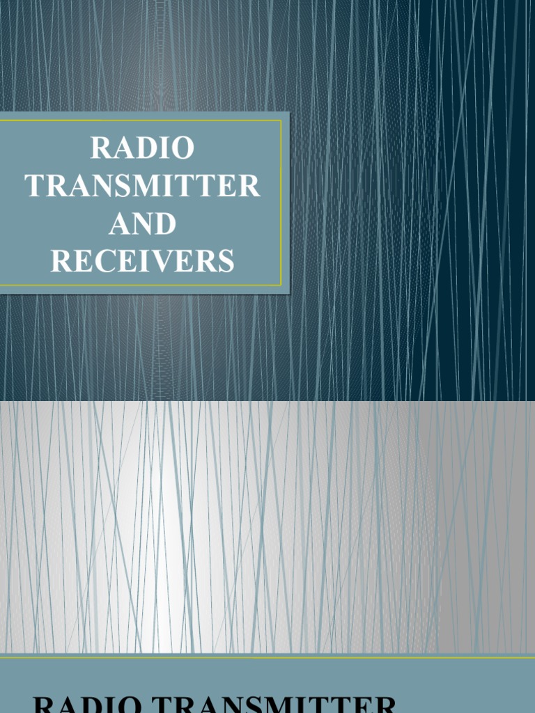 Radio Transmitter and Receiver Overview | PDF | Transmitter | Radio