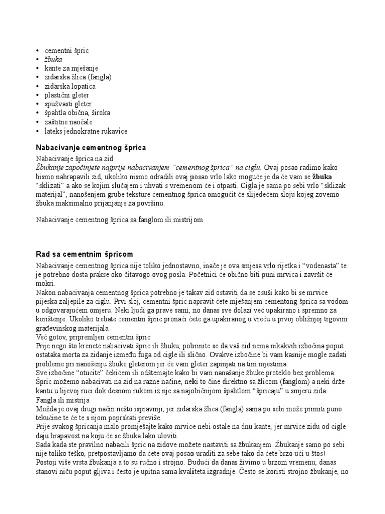 Malterisanje | PDF