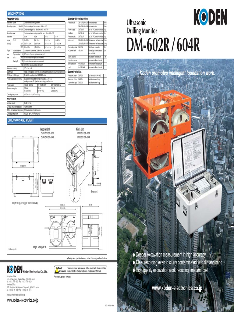 Koden Promotes Intelligent Foundation Work.: WWW - Koden-Electronics ...