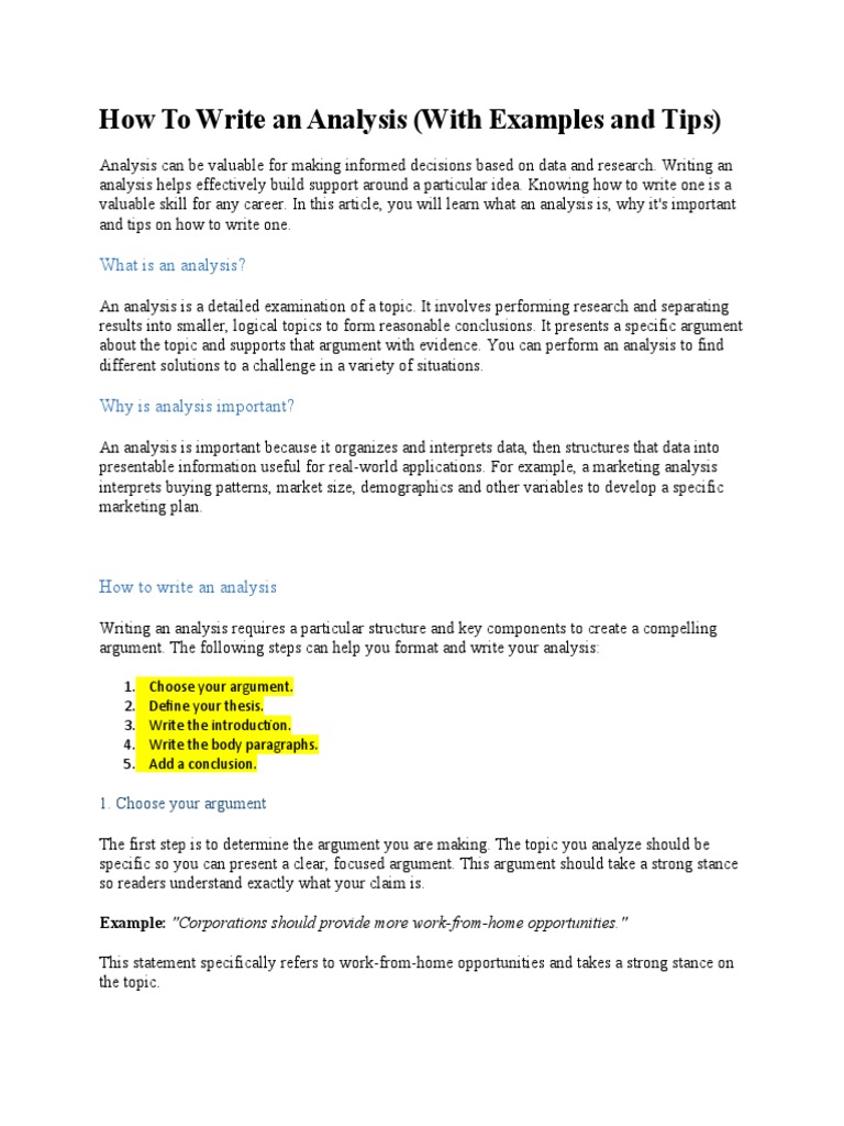 Writing Analysis for Professionals | PDF | Argument | Analysis