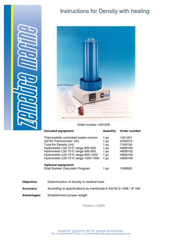 ZEMATRA - Density With Heating | PDF