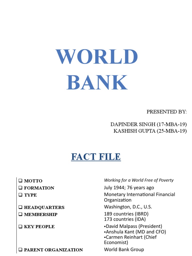 World Bank. | PDF | World Bank | World Bank Group