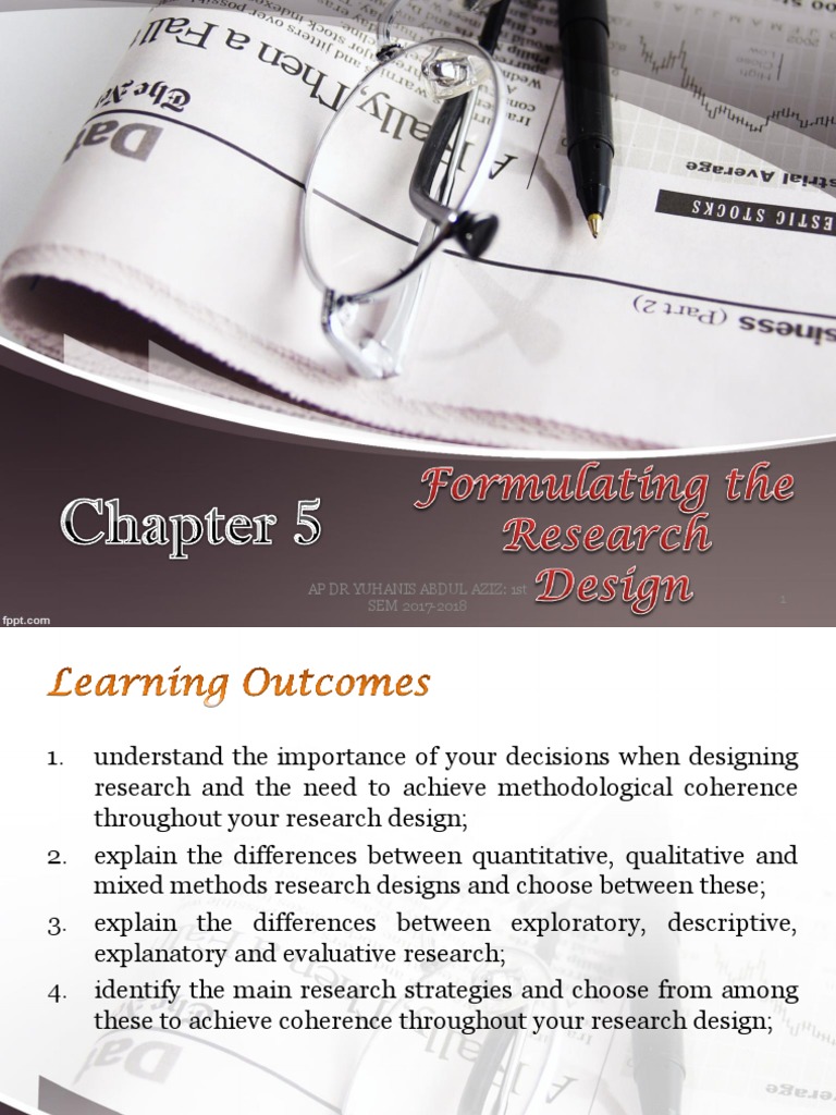 CH 5 - Research Design | PDF | Quantitative Research | Qualitative Research