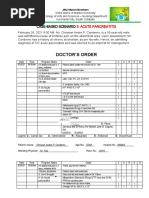 Intravenous Fluid Form/ Iv Flow Sheet: Main Line | PDF