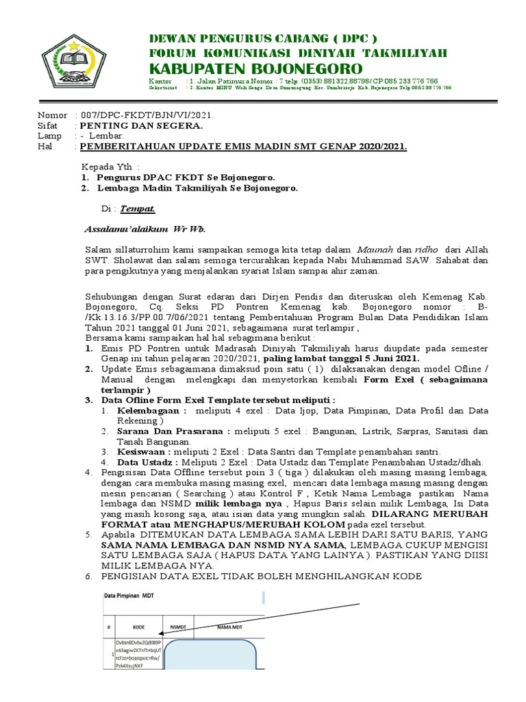Update Emis Ofline MDT 2021 | PDF