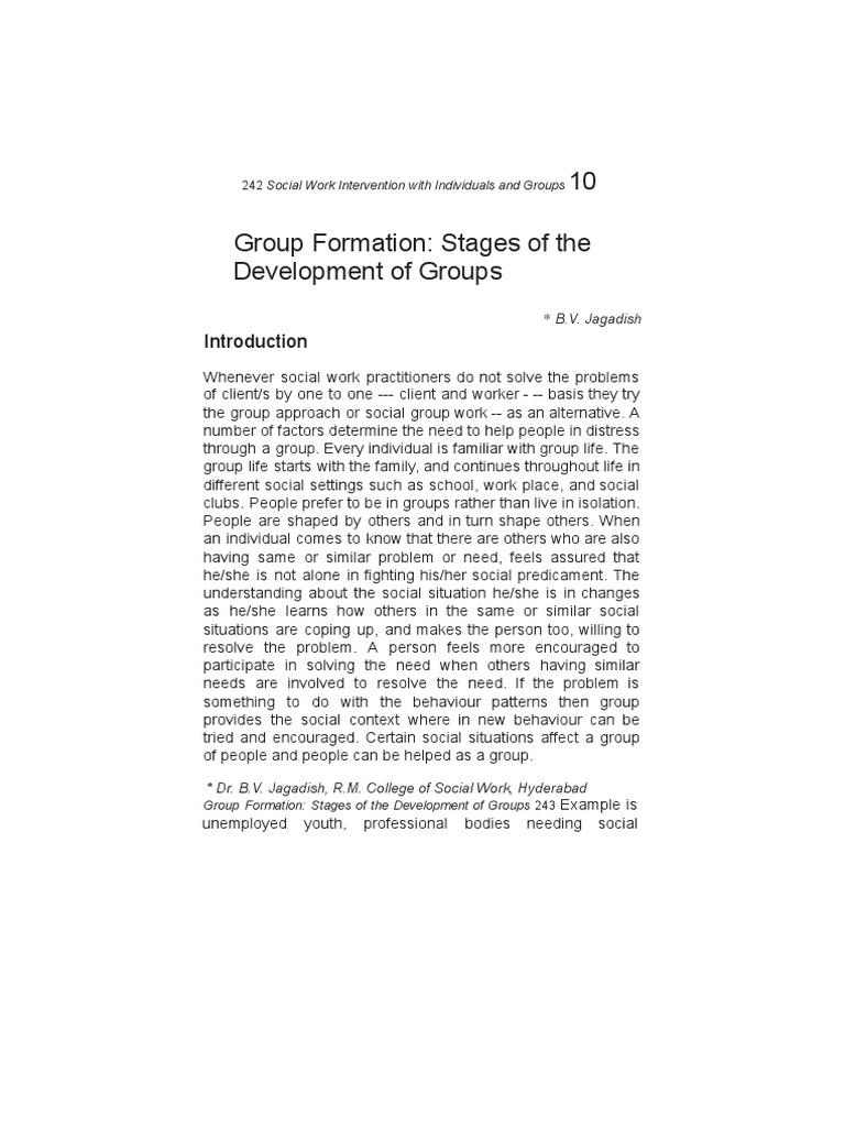 Group Work Process | PDF | Evaluation | Thought