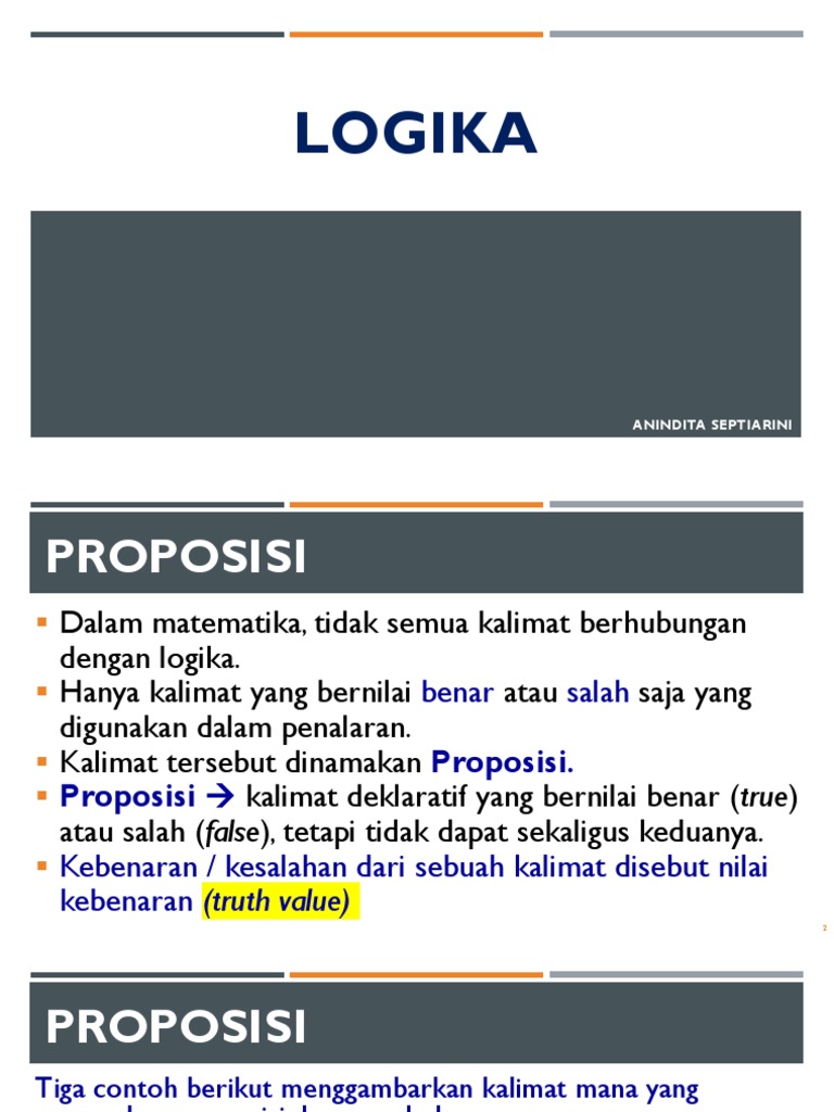 Logika | PDF