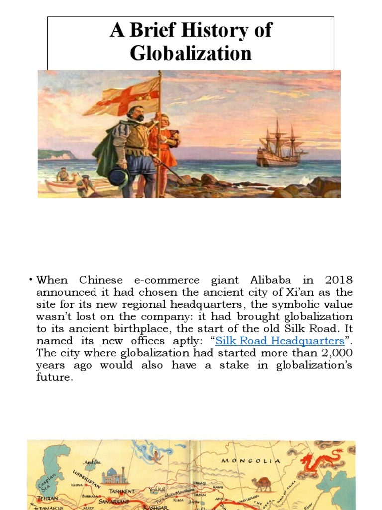 A Brief History of Globalization | PDF | Silk Road | Globalization
