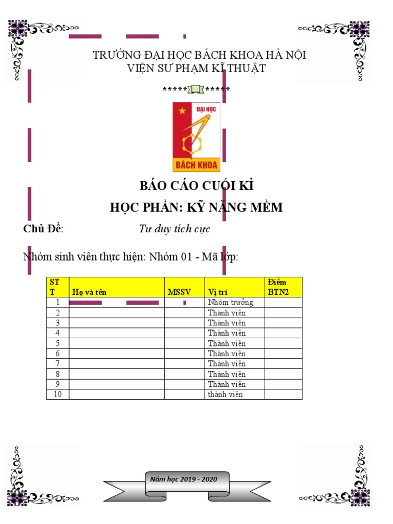 BTN2 - (Ma Lop) (Nhom So) - HK20202 | PDF