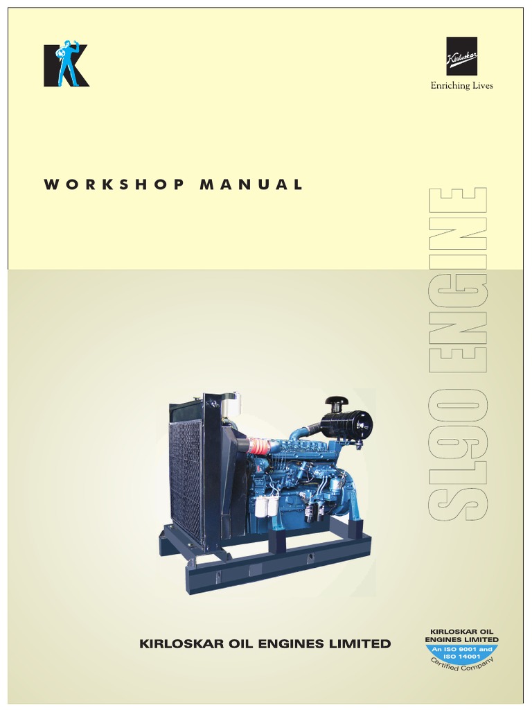 SL90 Engine Workshop Manual: Specification Data Section | PDF | Screw ...