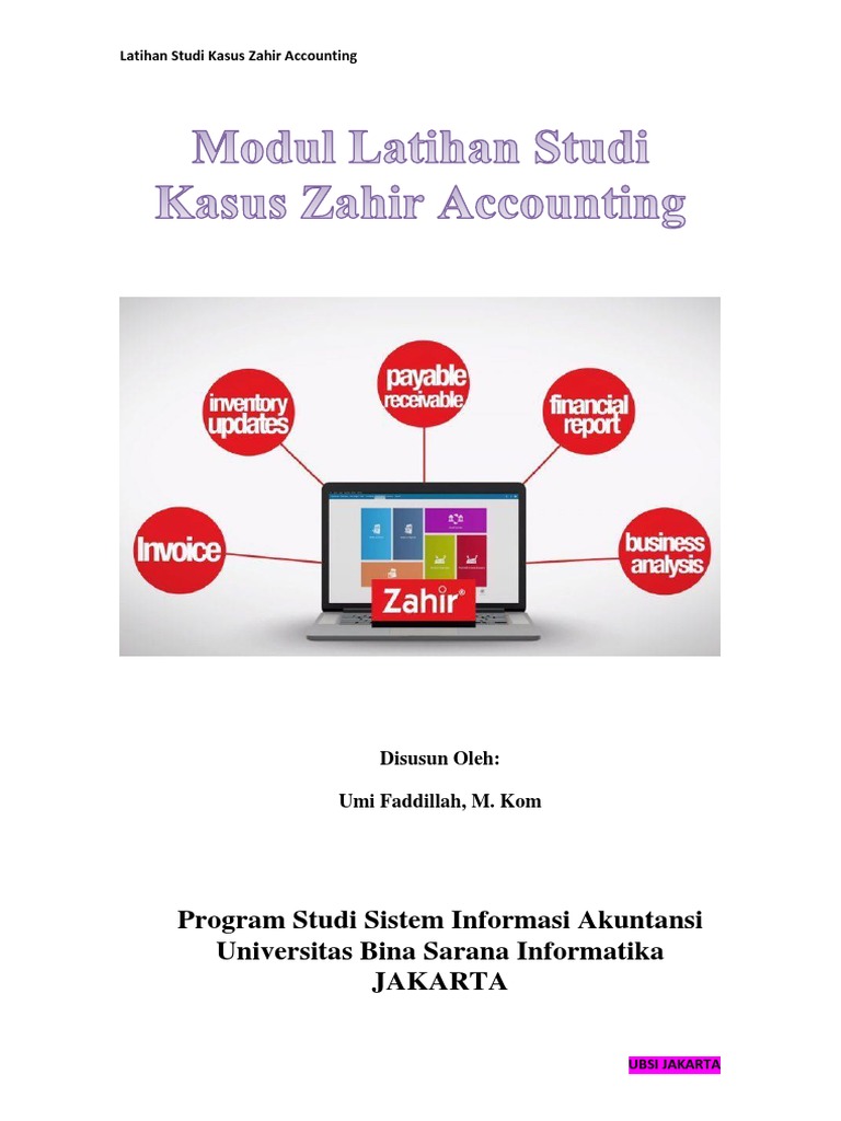 Modul Latihan Studi Kasus Zahir | PDF | Pengelolaan Keuangan & Uang | Hukum