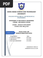 Single Plate Clutch Assembly Diagram | PDF | Clutch | Steel