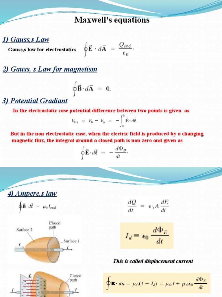 Maxwells Equations | PDF