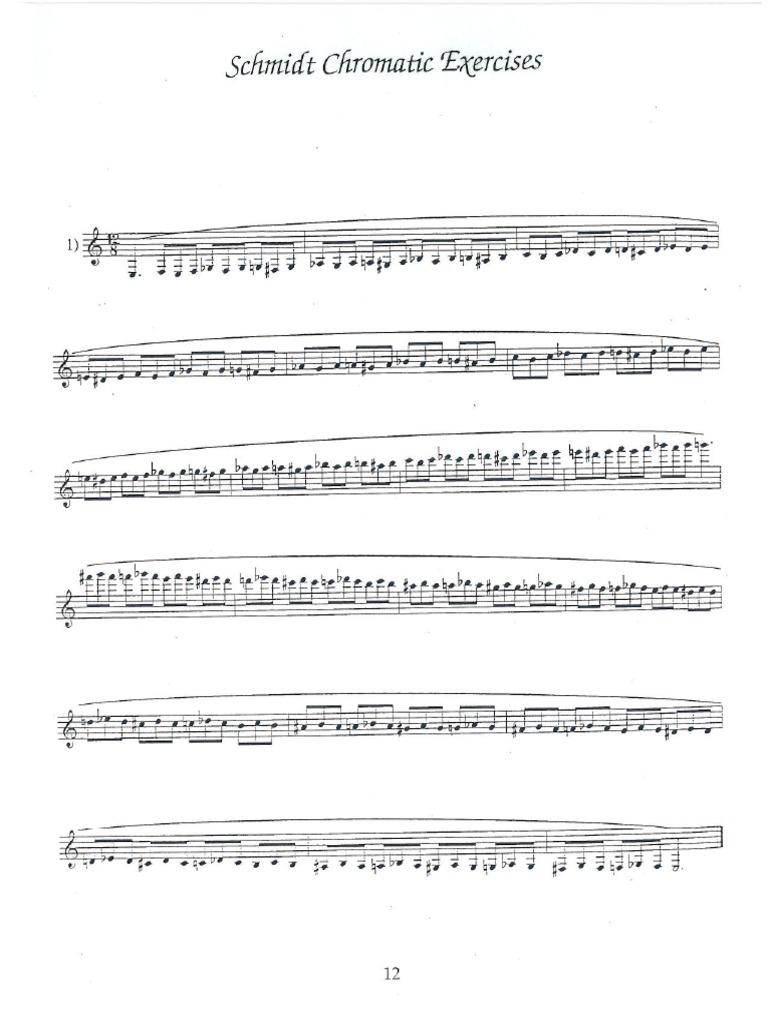 Schmidt Chromatic Exercises | PDF