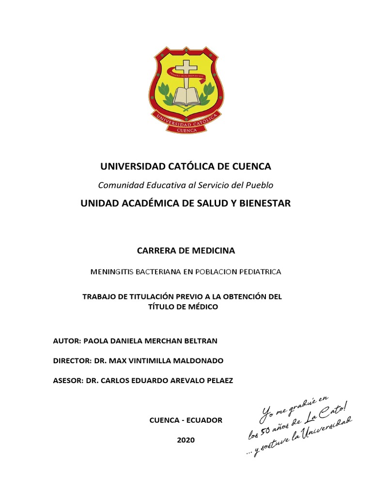 9bt2020-Mti142 - Merchan Beltran Paola | PDF | Meningitis | Septicemia