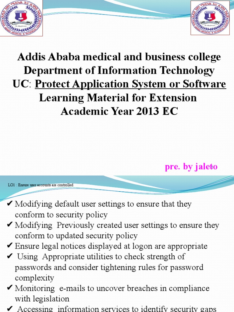 Protect Application or System Software | Download Free PDF | Malware ...