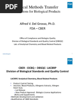 USP1224 - Transfer of Analytical Procedures PDF | PDF | Analysis | Science