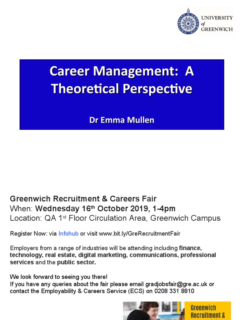 Lecture 4 - A Theoretical Perspective of Careers | PDF | Expert | Goal