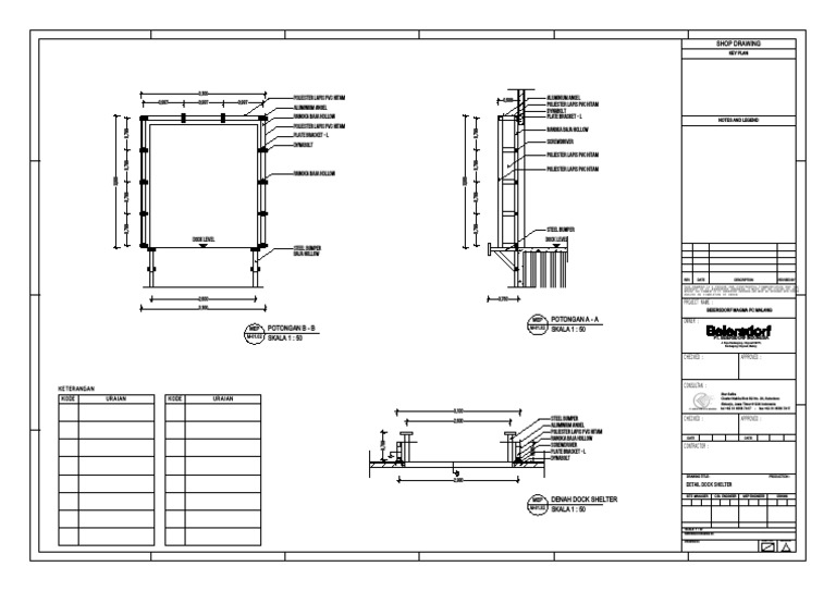 Mep-01.02 Detail Dock Shelter | PDF | Drawing | Economic Sectors