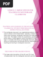 Teaching Multigrade Classes | PDF