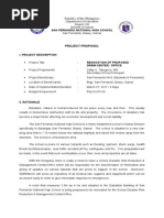 Project Proposal On School DRRM | PDF | Emergency Management | Hazards
