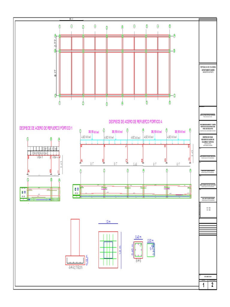 Diseño Estructural Porticos Model | PDF | Ingeniería | Ciencia y Tecnología