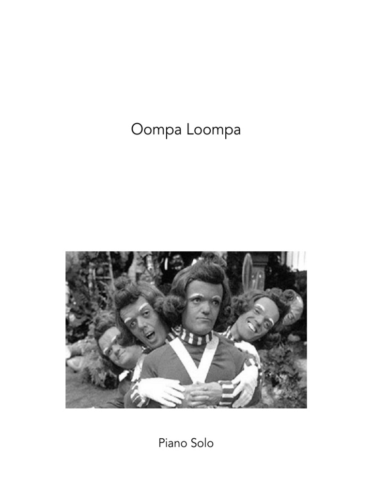 Oompa Loompa | PDF | Entertainment (General)