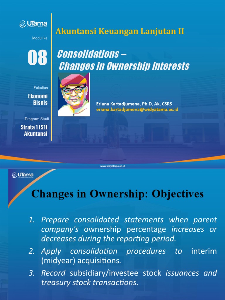 10 - Consolidations - Changes in Ownership Interests | PDF | Book Value ...