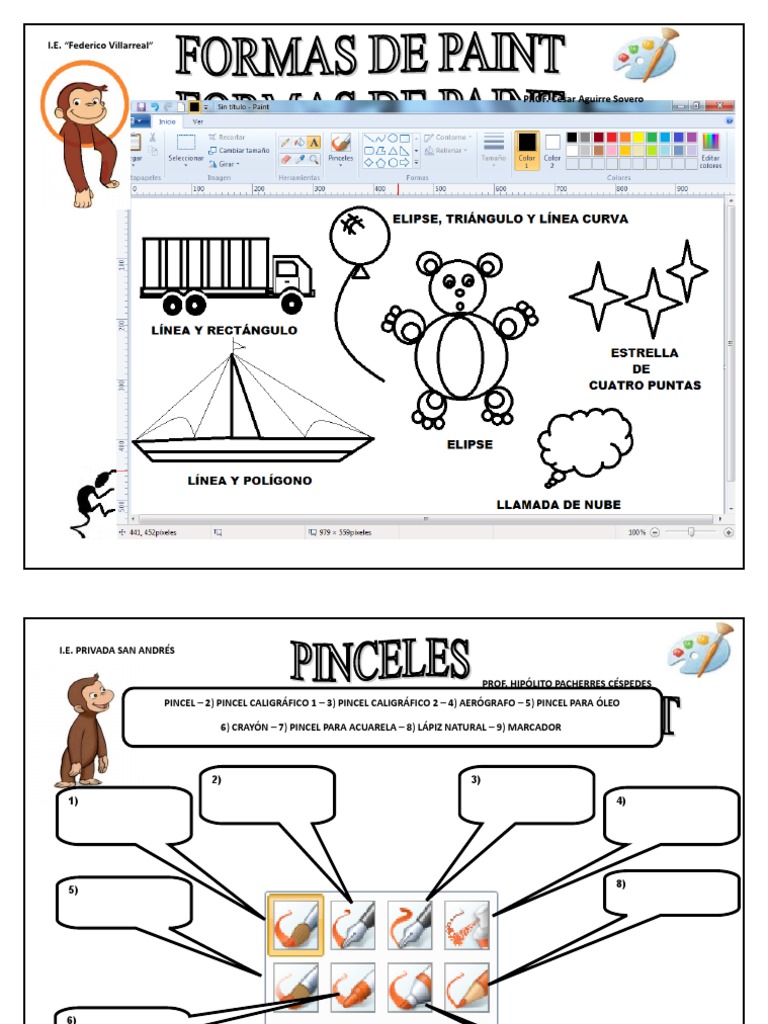 Practica de Paint Windows 10 | PDF