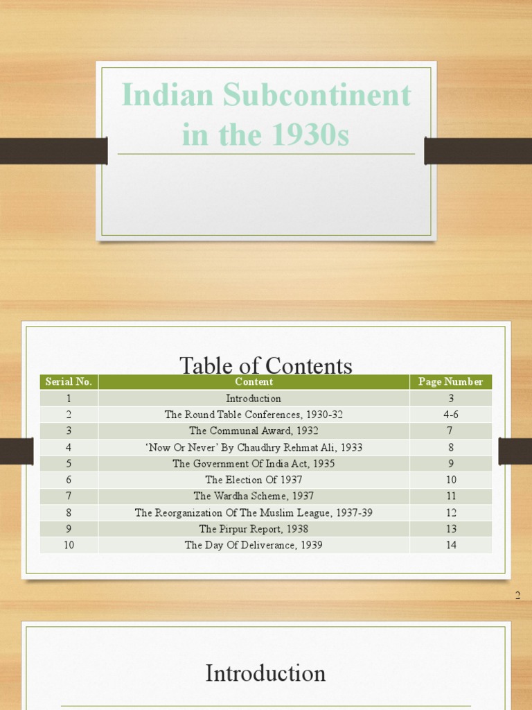 India in The 1930s | PDF | Muhammad Ali Jinnah | All India Muslim League