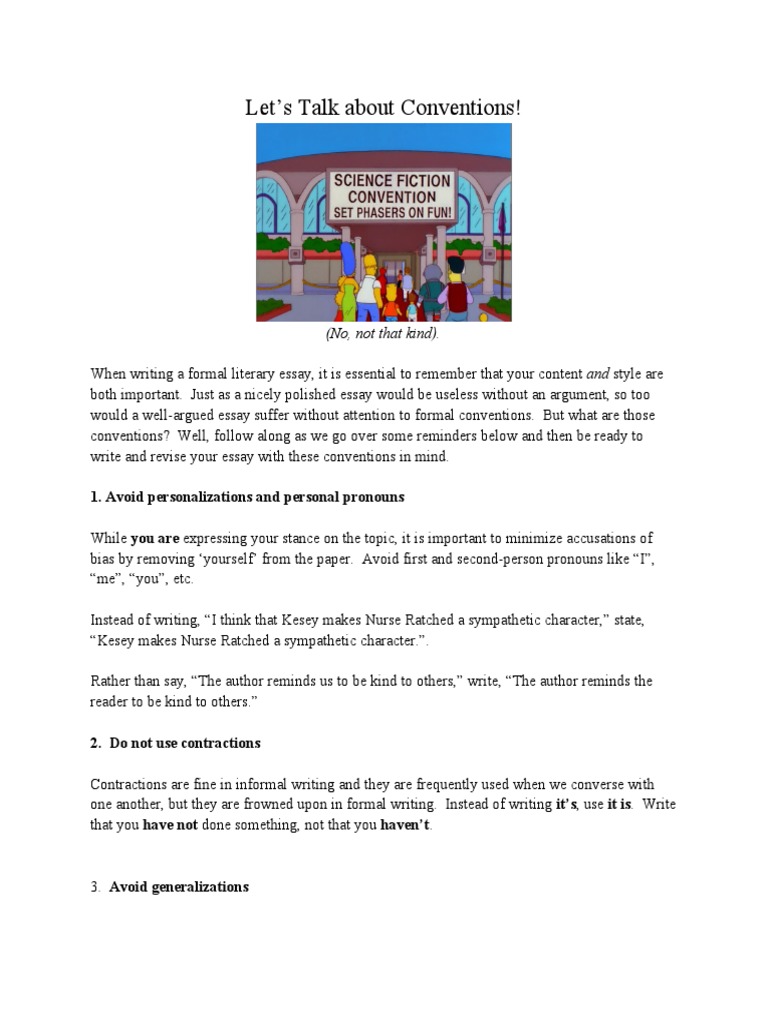 ENG2D-Formal Writing Conventions | PDF | Paragraph | Essays