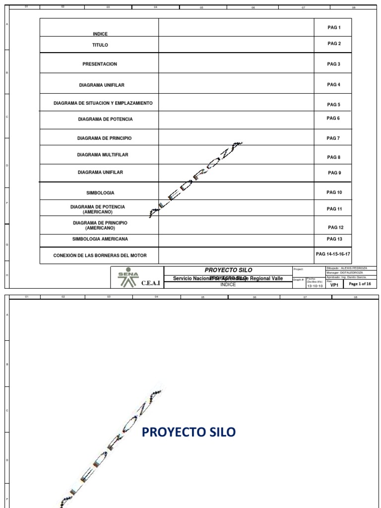 Planos Silo (Visio) | PDF