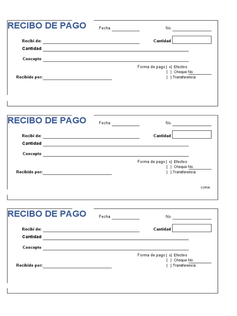 Recibo de Dinero2 | PDF | Bancario | Servicios financieros