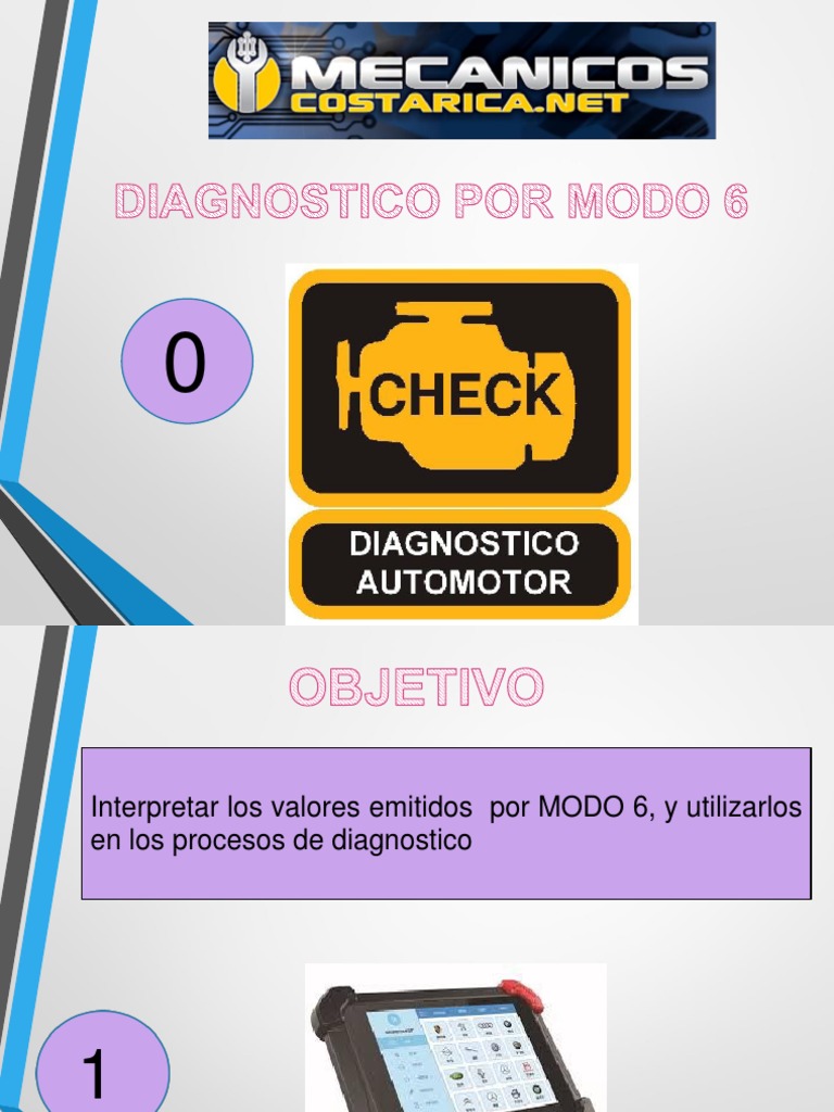 Diagnostico Por Modo 6 | PDF | Sensor | Ingeniería Informática