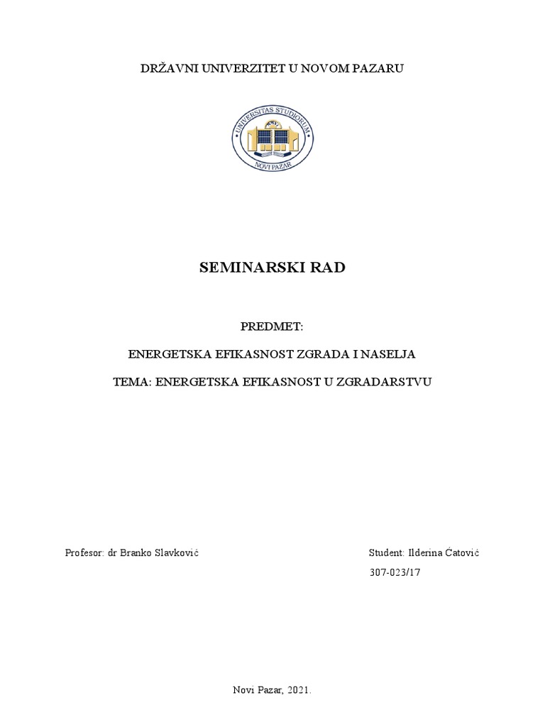 Seminarski Rad | PDF