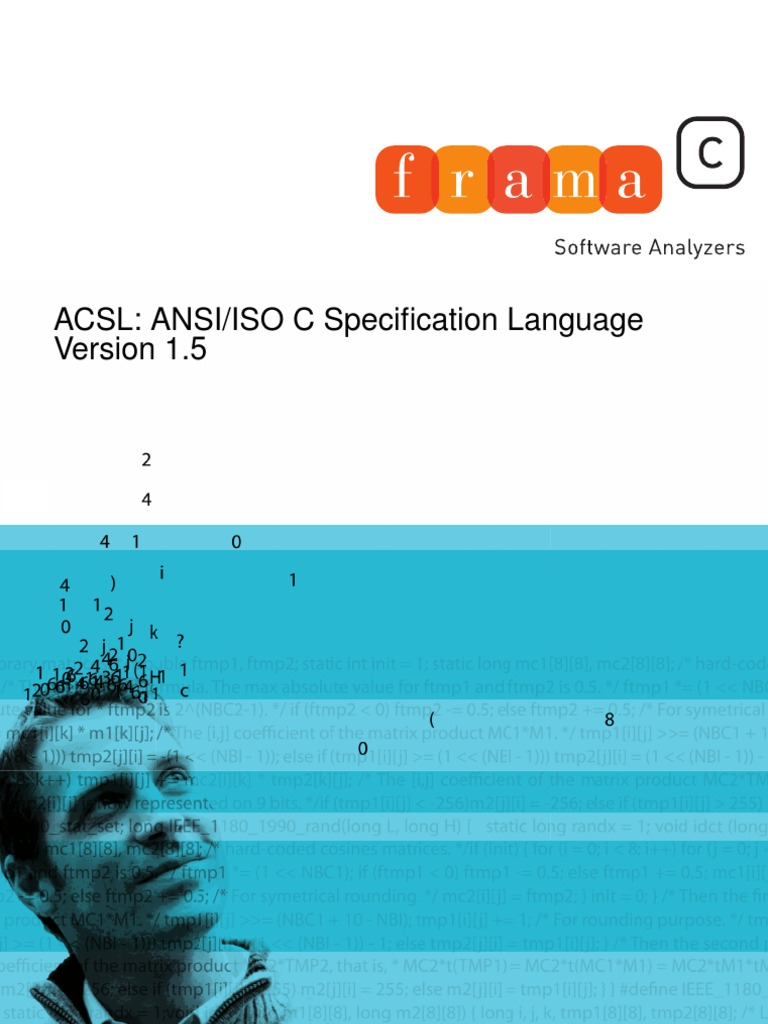 ACSL: ANSI/ISO C Specification Language | PDF | C (Programming Language) | Pointer (Computer ...