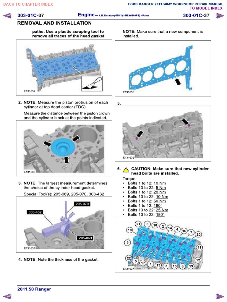 Torque Ford Ranger 3.2 | PDF