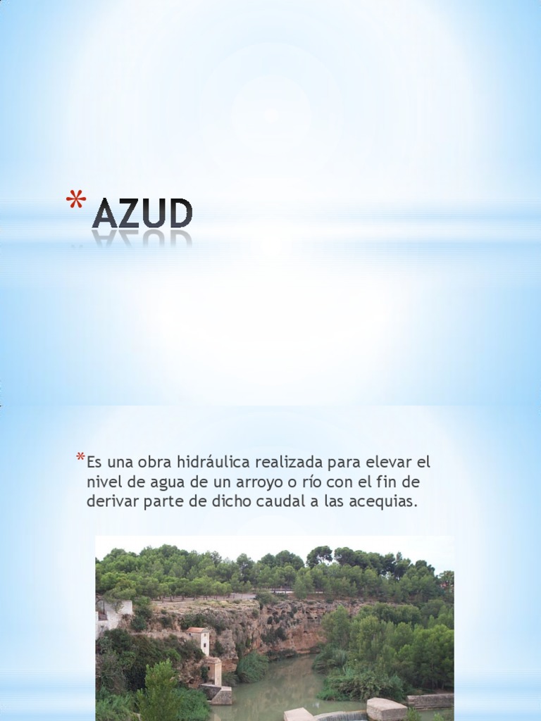 CAP 8 Azud, Tipos de Azud..... | PDF | Turbina | Tecnología energética