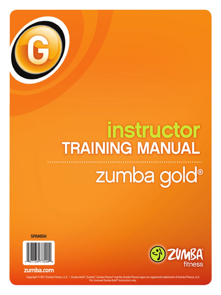 Zumba Gold Instructor TRAINING MANUAL | PDF | Ritmo cardiaco | Tejido adiposo