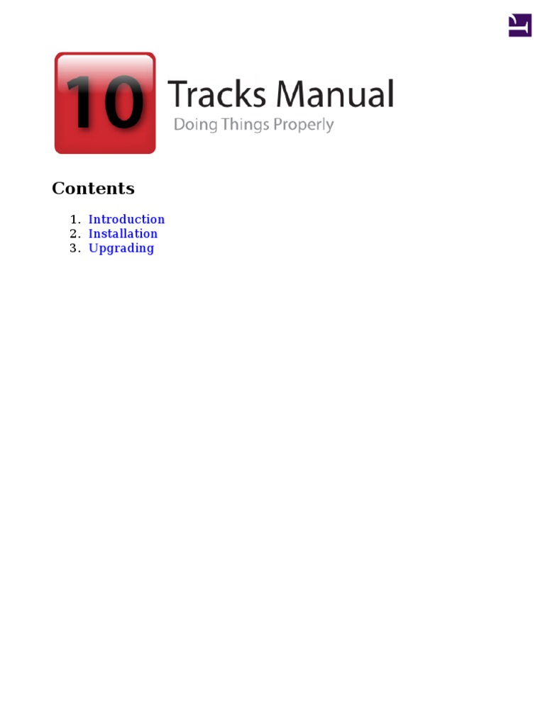 Manual Tracks | PDF | Ruby On Rails | Postgre Sql