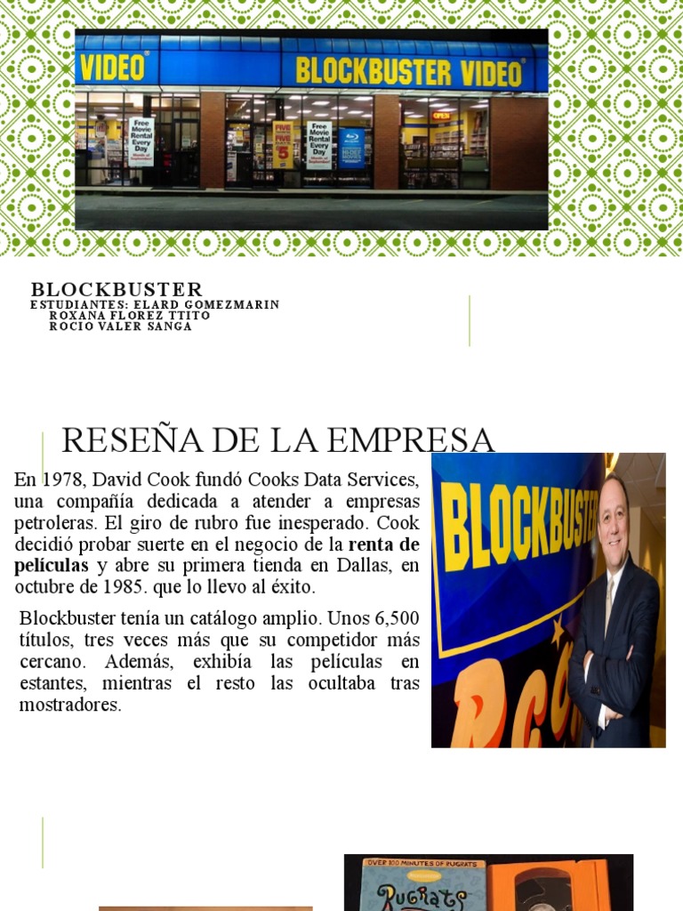 Blockbuster MKT | PDF | Business | Marketing