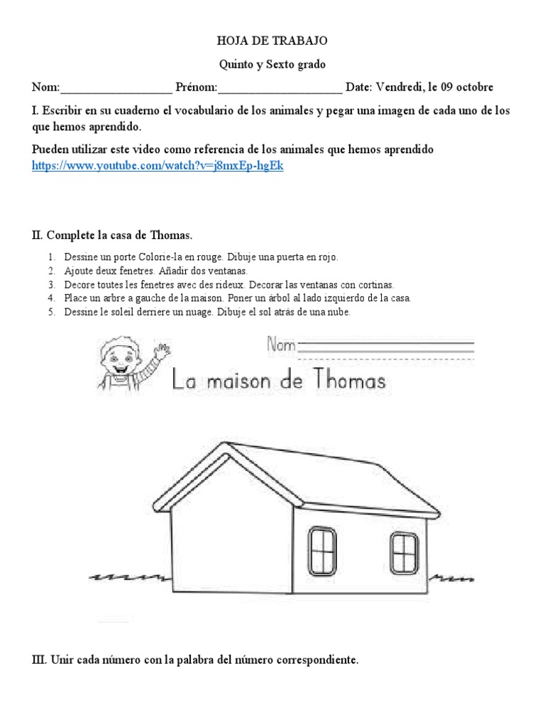 Hojas De Trabajo Iguales Y Diferentes Para Quinto Grado