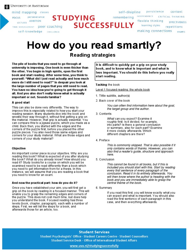 03 How Do You Read Smartly | PDF | Books | Lecture