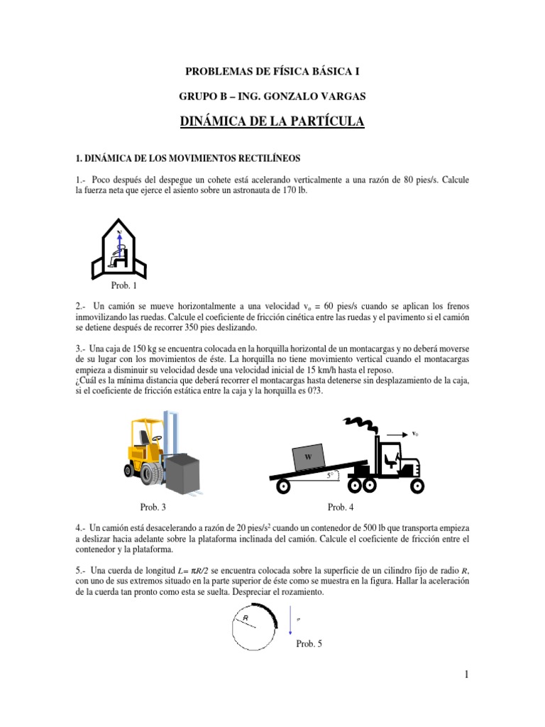 Practica Fisica Umsa Grupo B | PDF | Fricción | Electrón