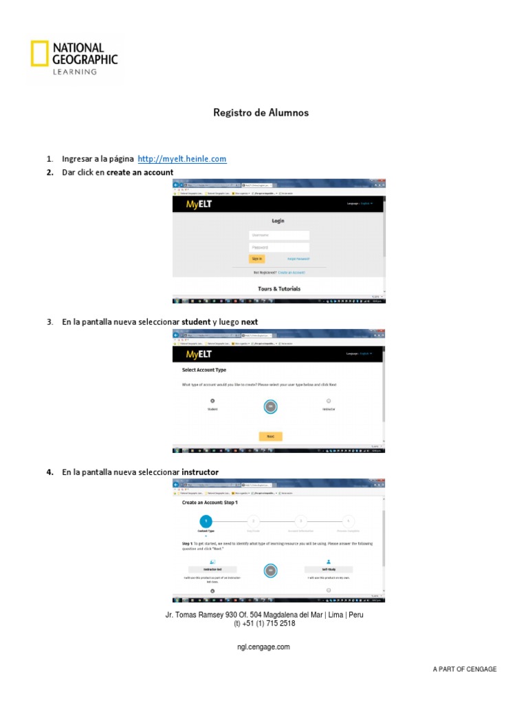 Guia Del Estudiante - Plataforma MyElt | PDF | Contraseña | Tecnologías ...