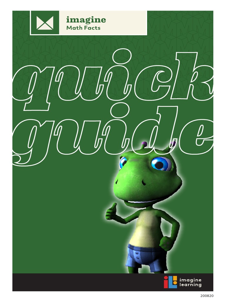 Imagine Math Quick Start Guide | PDF | Pre Kindergarten | Fluency